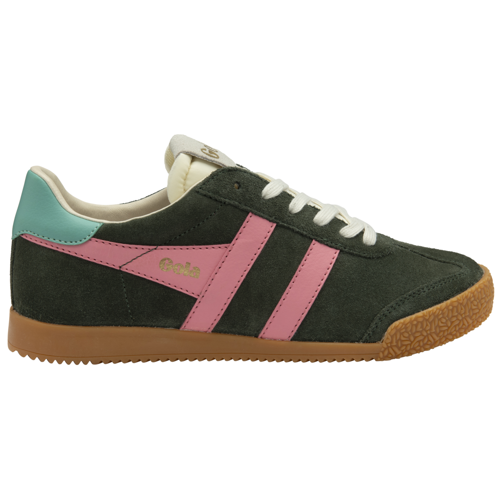 Gola Elan Dark Khaki/Bubblegum/Sea Mist – Wards Shoe Shops Ltd