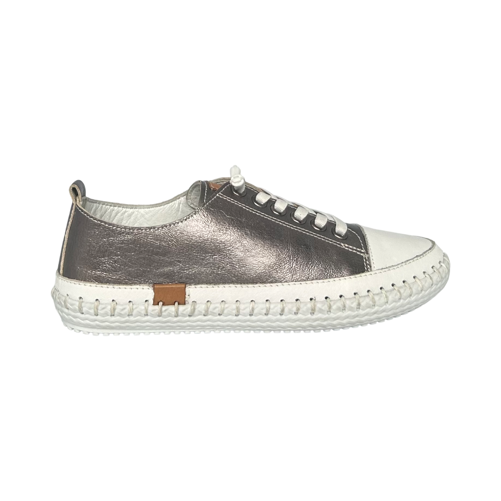 Modella Emma Leather Plimsoll Pewter – Wards Shoe Shops Ltd