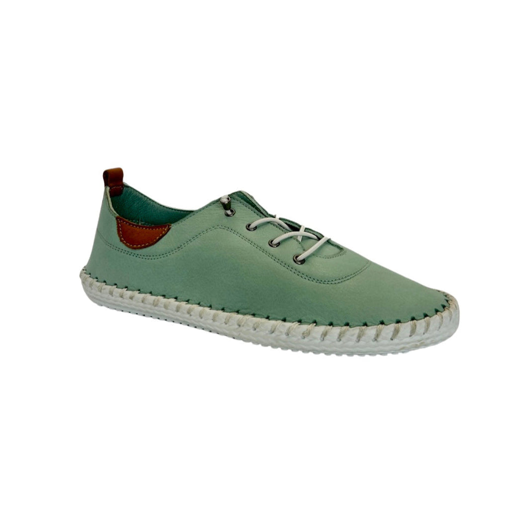 Modella Iris Leather Plimsoll Mint – Wards Shoe Shops Ltd